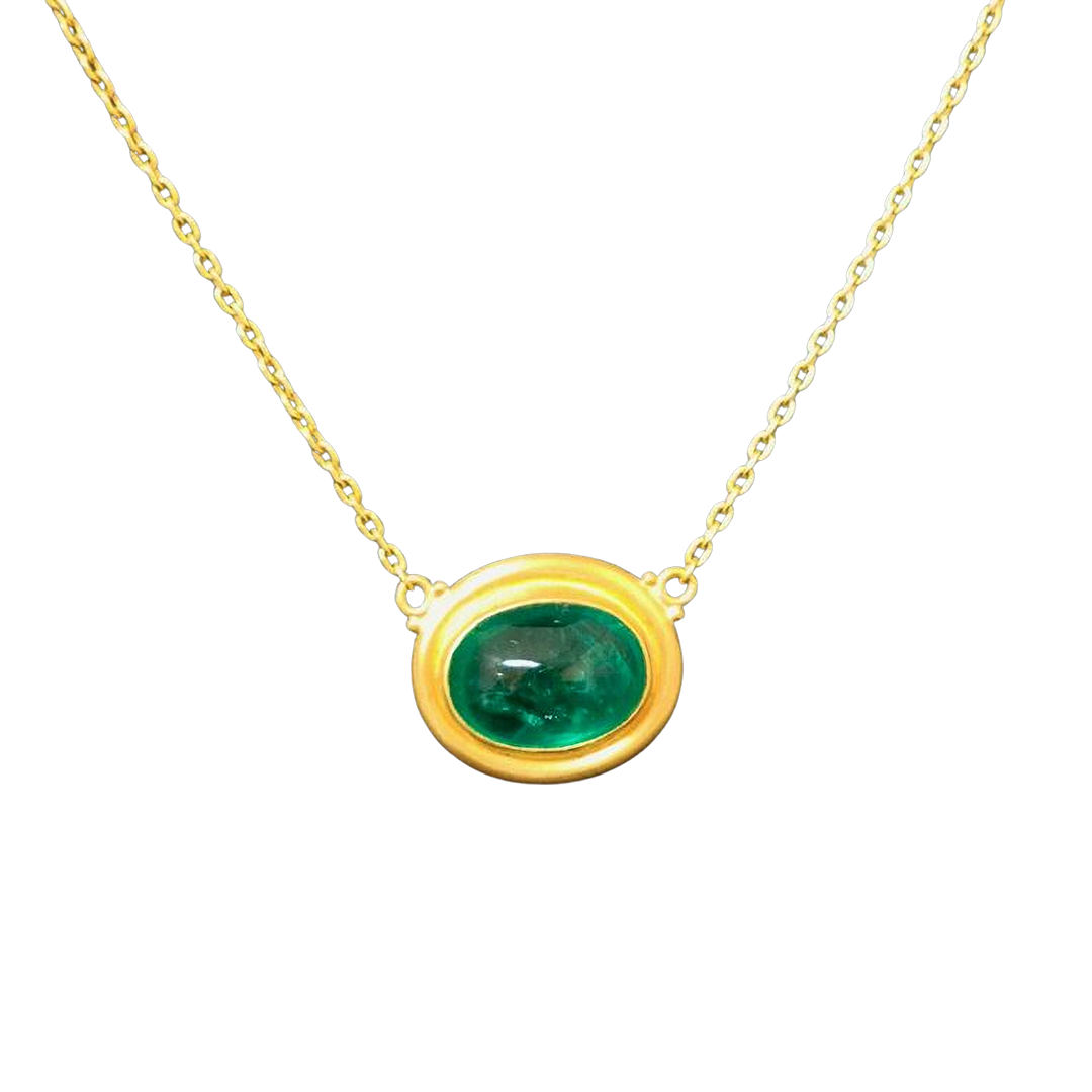 Oval Emerald Sloane Necklace – sidpottsinc